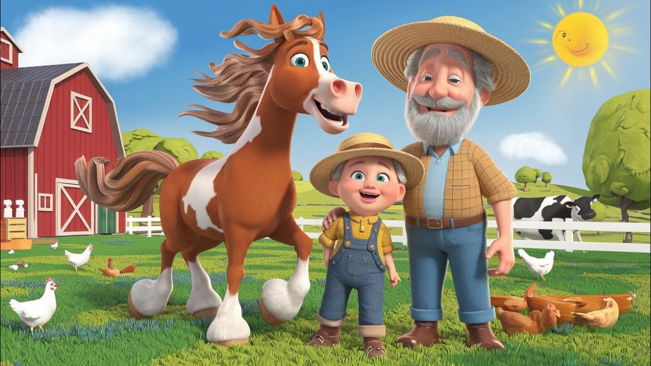 Old MacDonald Had A Farm - 3D Animation English Nursery rhymes & Songs ...