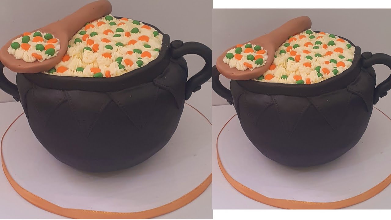 POT CAKE DESIGN / KEKI YA CHUNGU KITCHEN PARTY @mziwandabakers8297 ...
