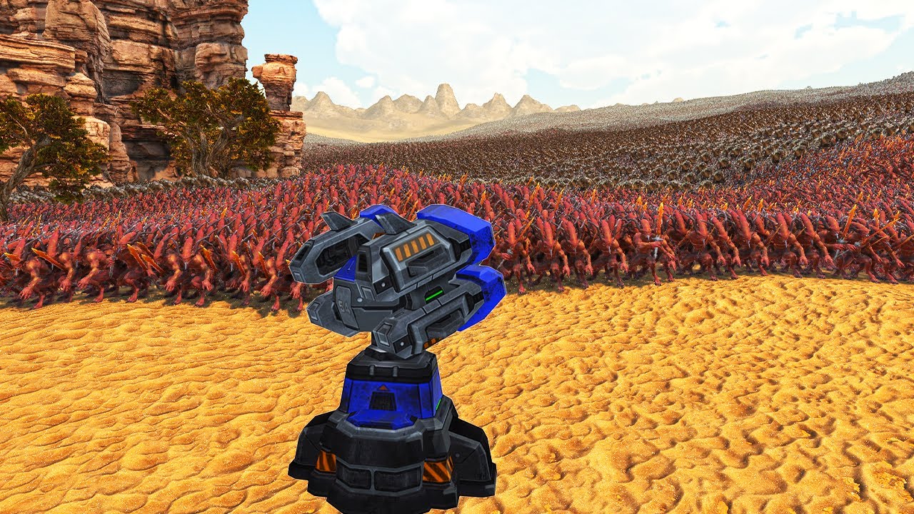 Starcraft 2 Missile Turret, Cleopatra & RAMBO vs 2.9 Million Khorne ...