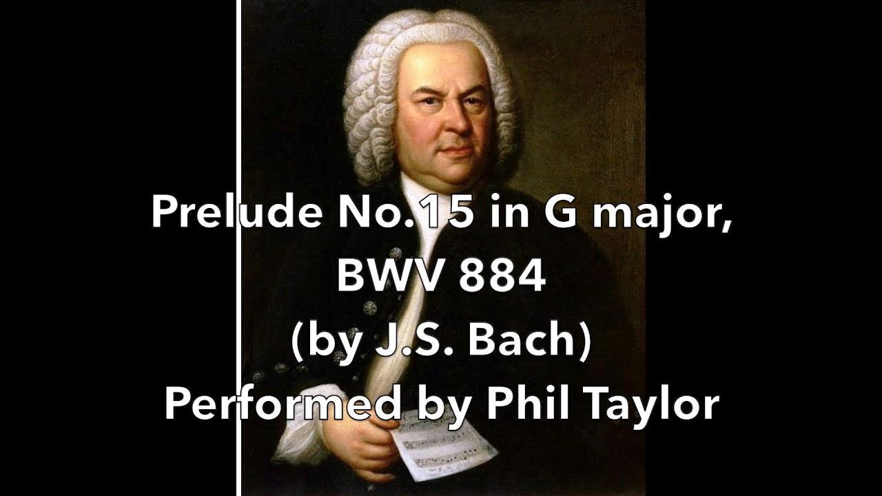 Bach Prelude No 15 in G major, BWV 884 - YouTube