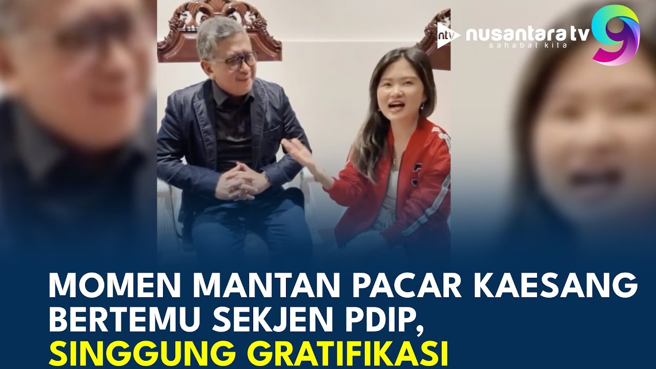 Felicia Tissue Ngobrol Asyik dengan Hasto PDIP, Singgung Gratifikasi ...