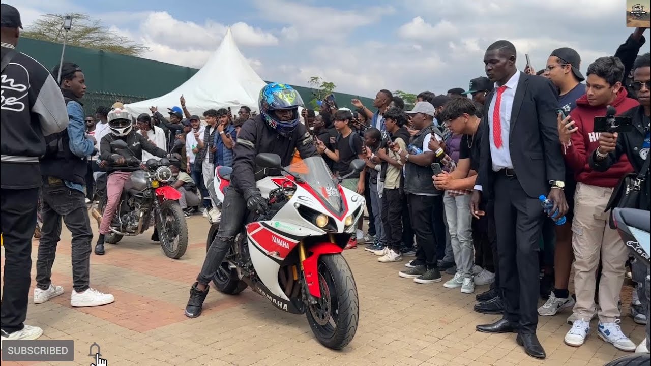 WILD SUPERBIKES ENTRANCE AT TUNER FEST 2024 AT UHURU GARDENS:SLEEK ...