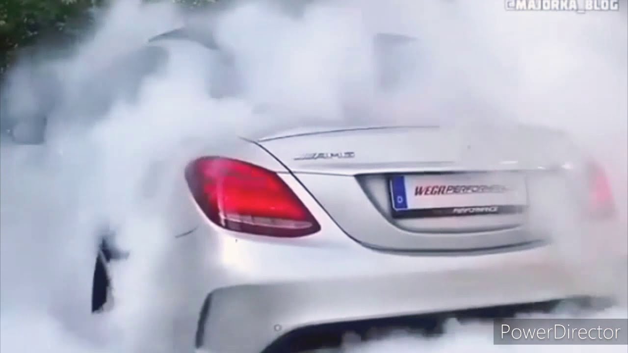 MERCEDES-BENZ C63 AMG BURNOUT - YouTube