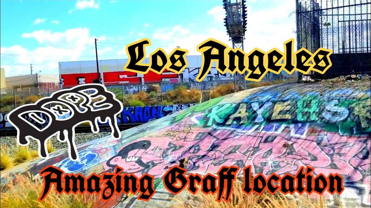 Amazing Los Angeles graff spot it has everything from rollers to ...