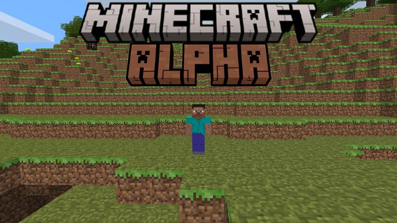 BEGINNING OF THE ADVENTURE IN MINECRAFT ALPHA | BACK TO THE PAST #1 ...