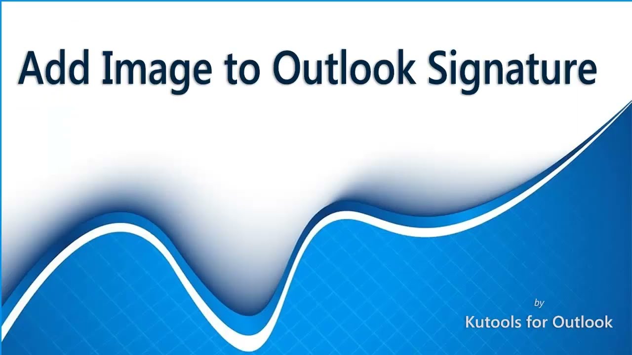 How To Add Image Logo To Signature In Emails In Outlook YouTube How To Add Image Logo To Signature In Emails In Outlook YouTube