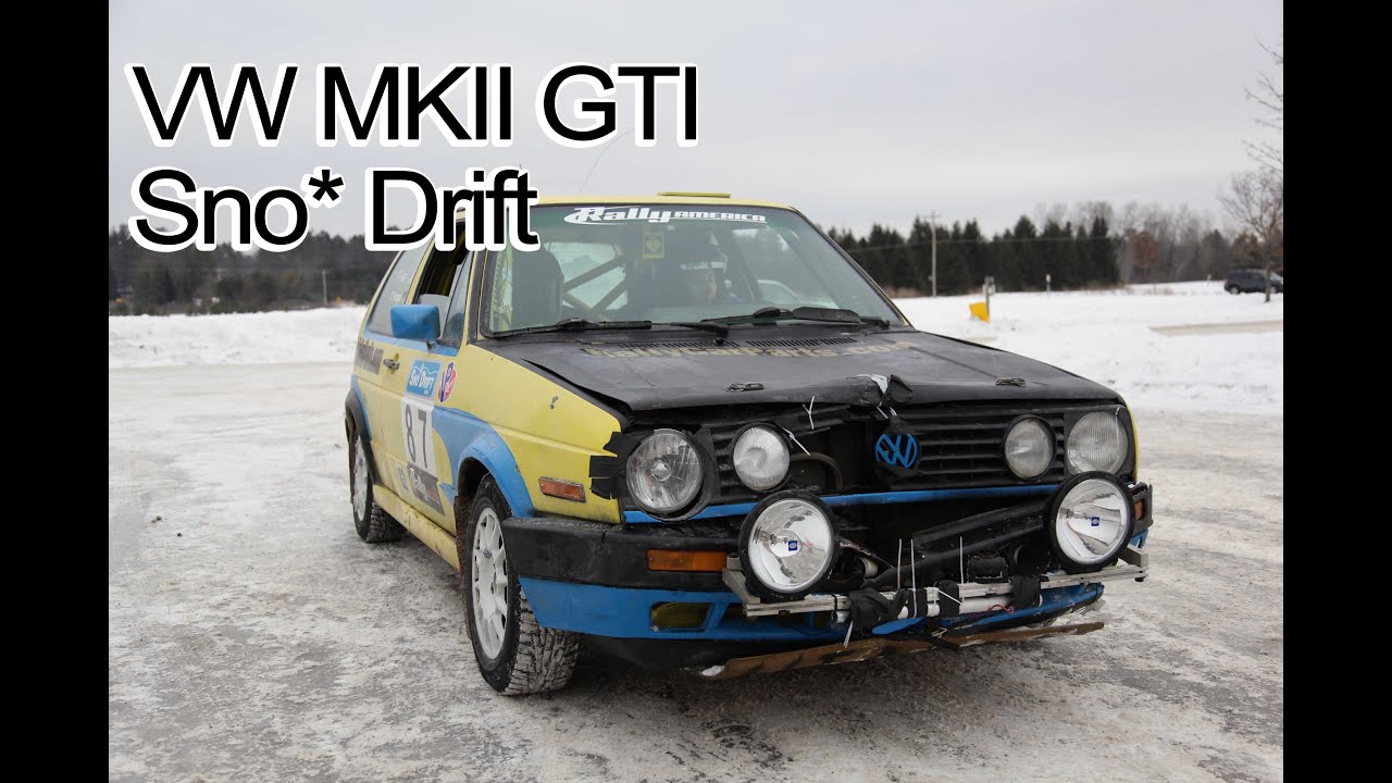 MK2 Gti Snow Rally - On Board With Christian Faloppa 1 of 2 - YouTube