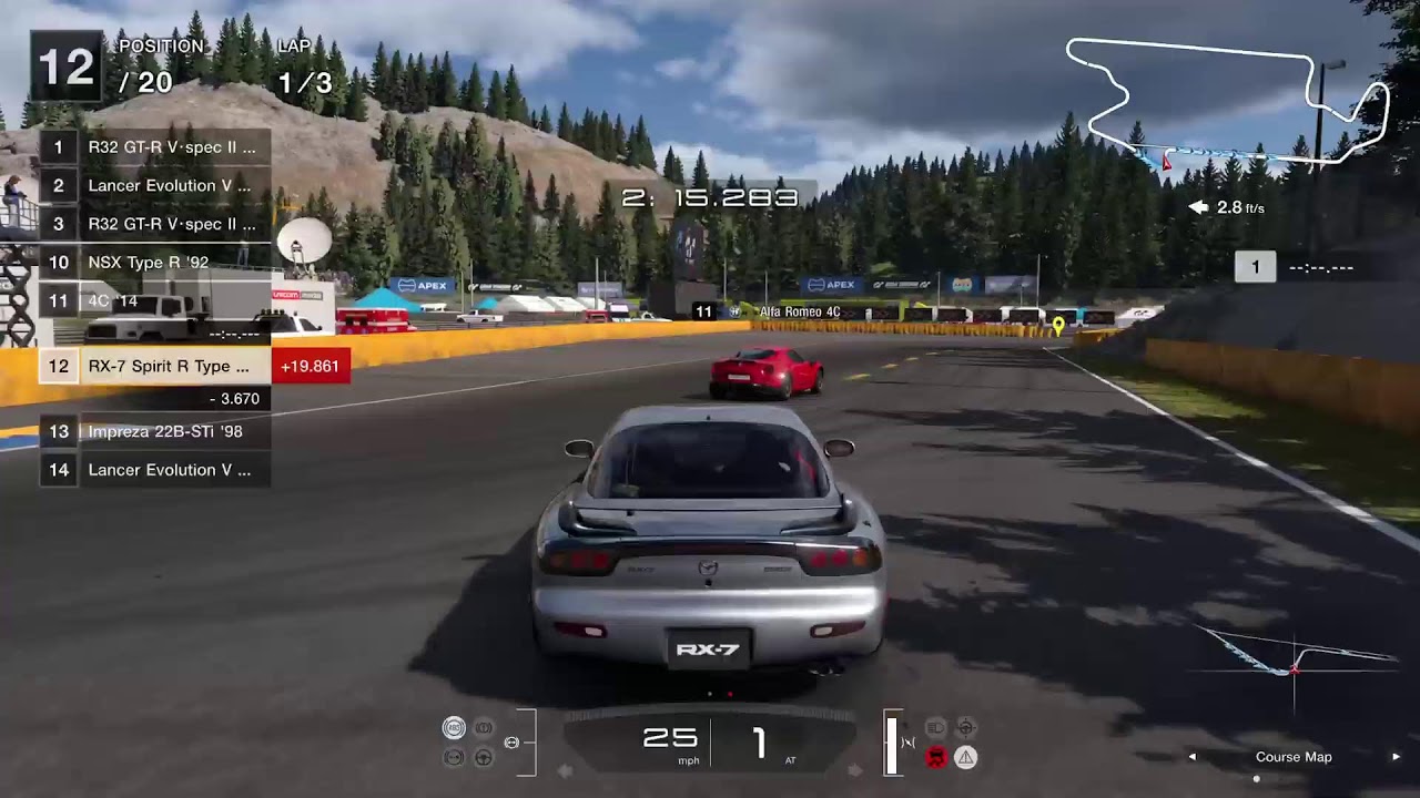 My First Gran Turismo Gameplay - YouTube