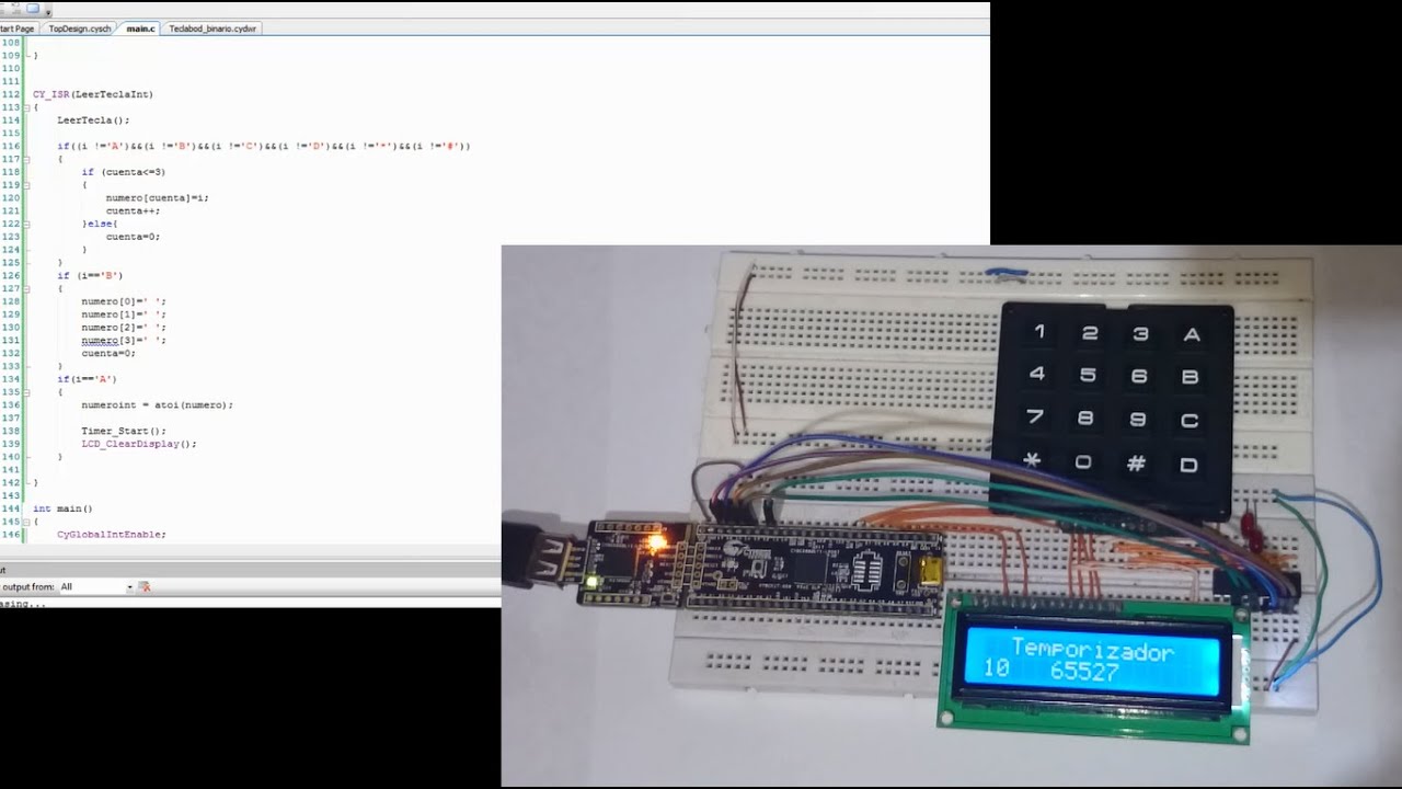 Cadena de caracteres y convertir a entero con teclado 4x4 y 74C922 ...