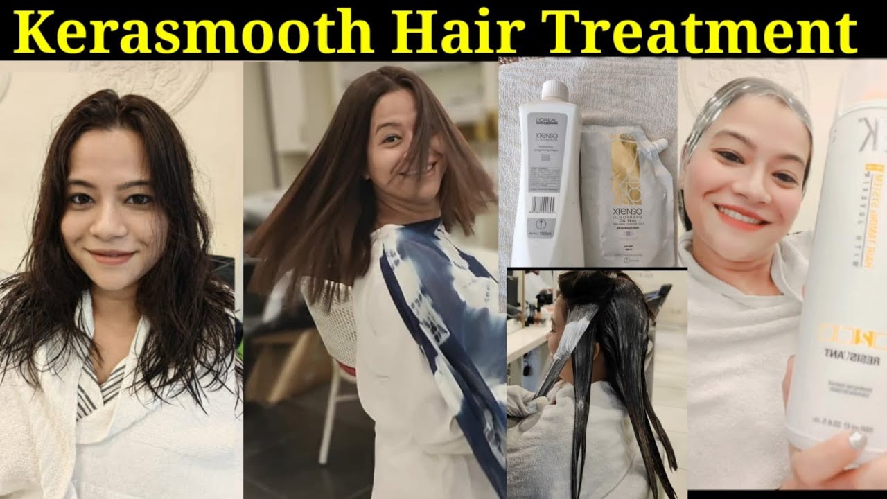 कलर वाले बालो में Kerasmooth Hair Treatment कैसे करते है /step by step ...