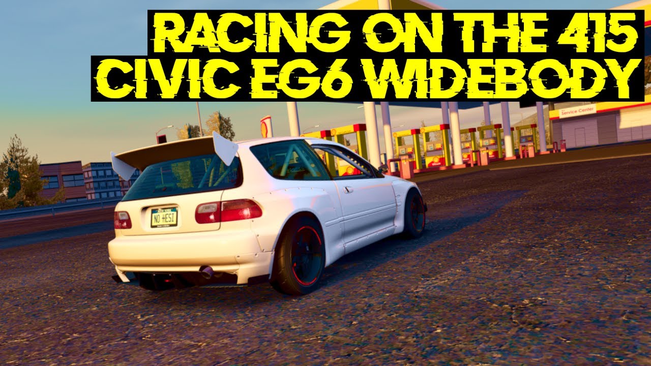 Assetto Corsa - No Hesi 415 Map EG6 Civic Widebody - YouTube