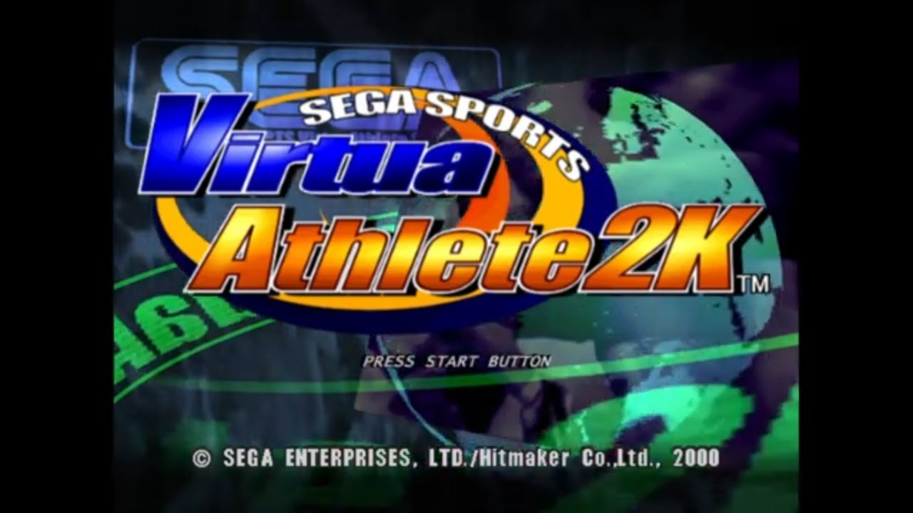 Virtua Athlete 2K - Sega Dreamcast - Intro & Title Screen - YouTube