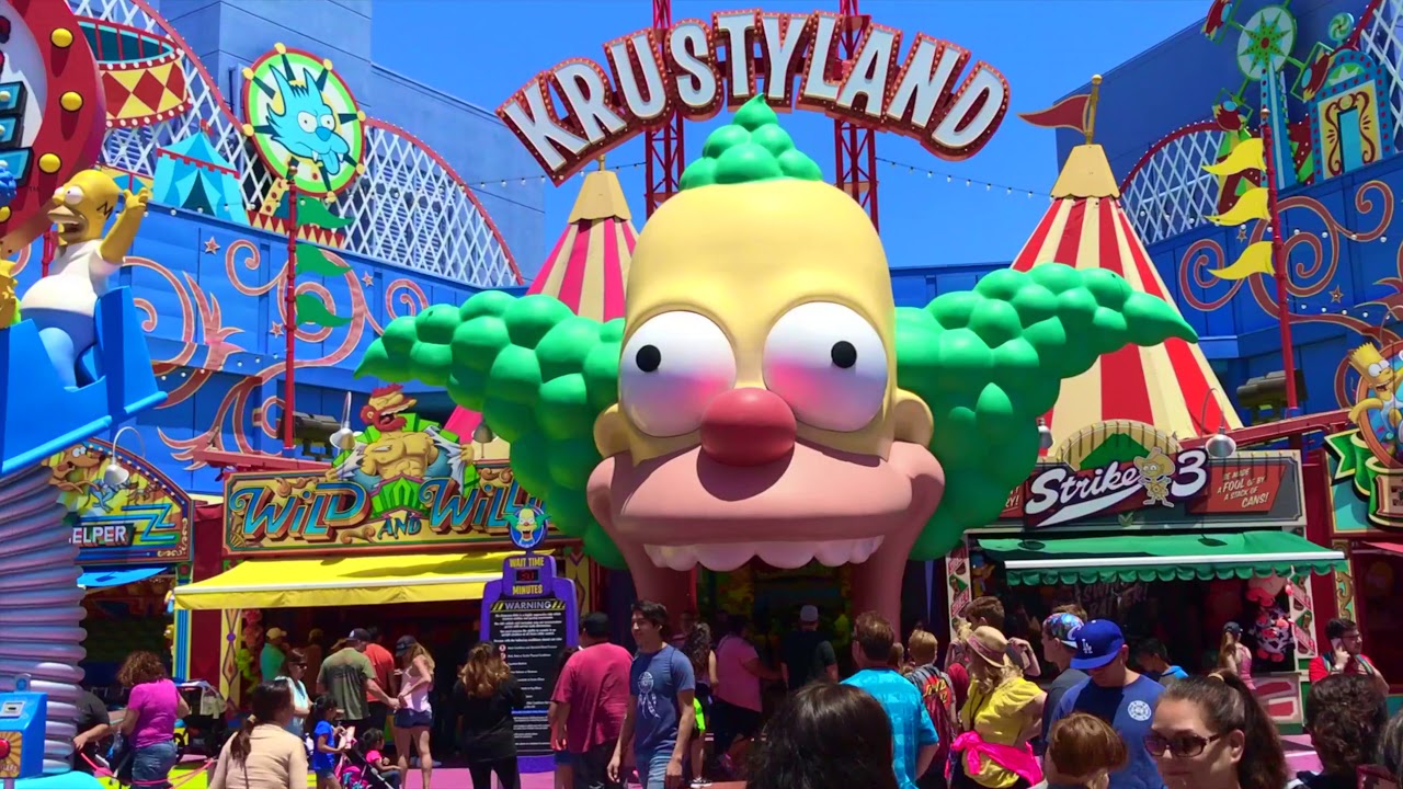 Universal Studios, CA - Part 2 ("The Simpsons" Testify) - YouTube