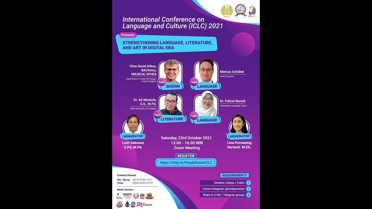 International Conference on Language and Culture (ICLC) 23rd October ...
