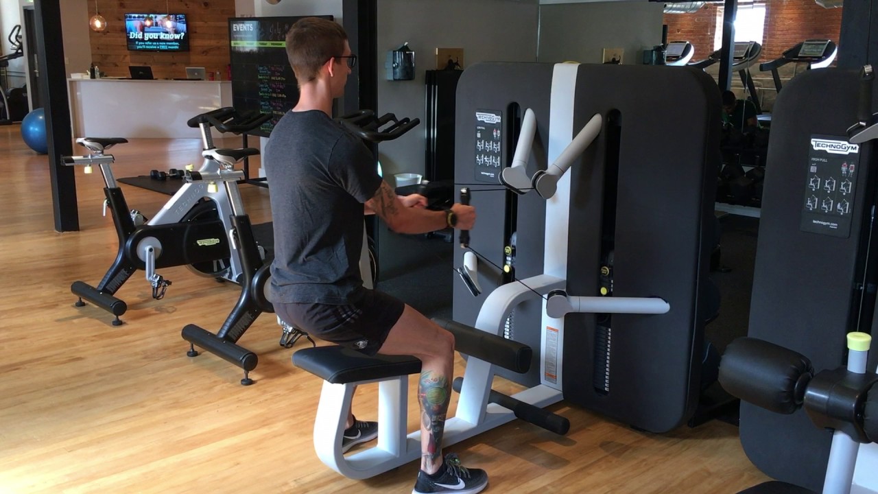 Kinesis Row (squat position) - YouTube