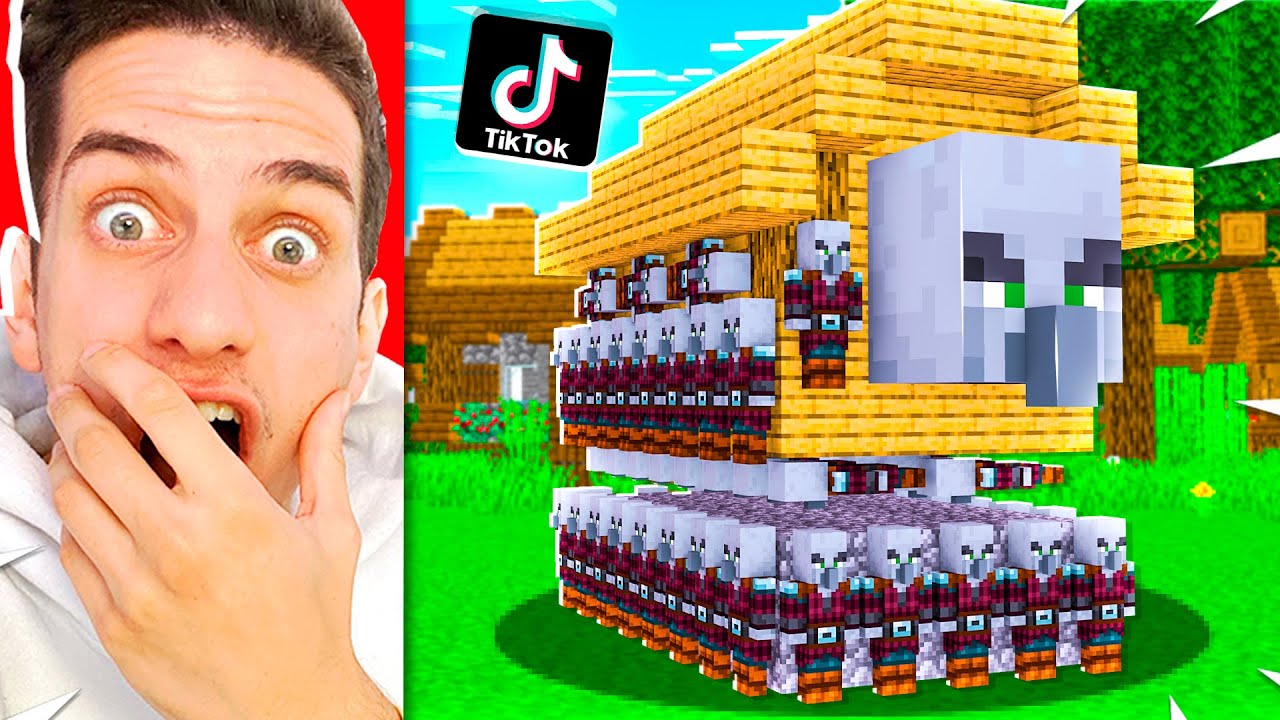 I Tested 60 More VIRAL TIKTOK MINECRAFT HACKS! **THEY WORKED** - YouTube