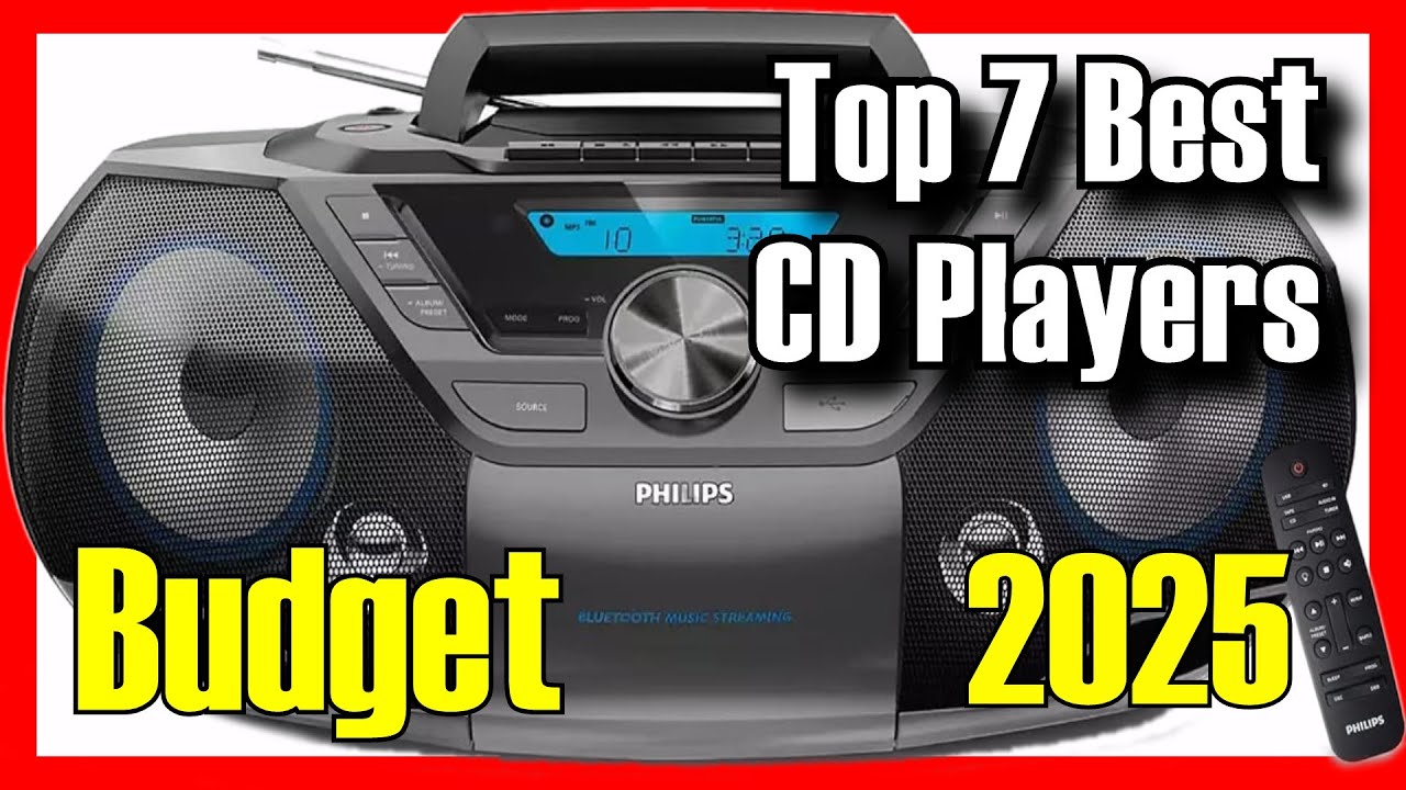 🔥 TOP 7 BEST Budget CD Players to Buy on Amazon of All Time [2025 ...
