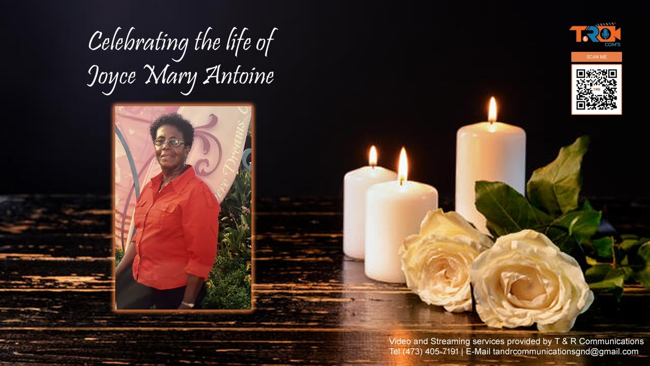 Celebrating the life of Joyce Mary Antoine - YouTube