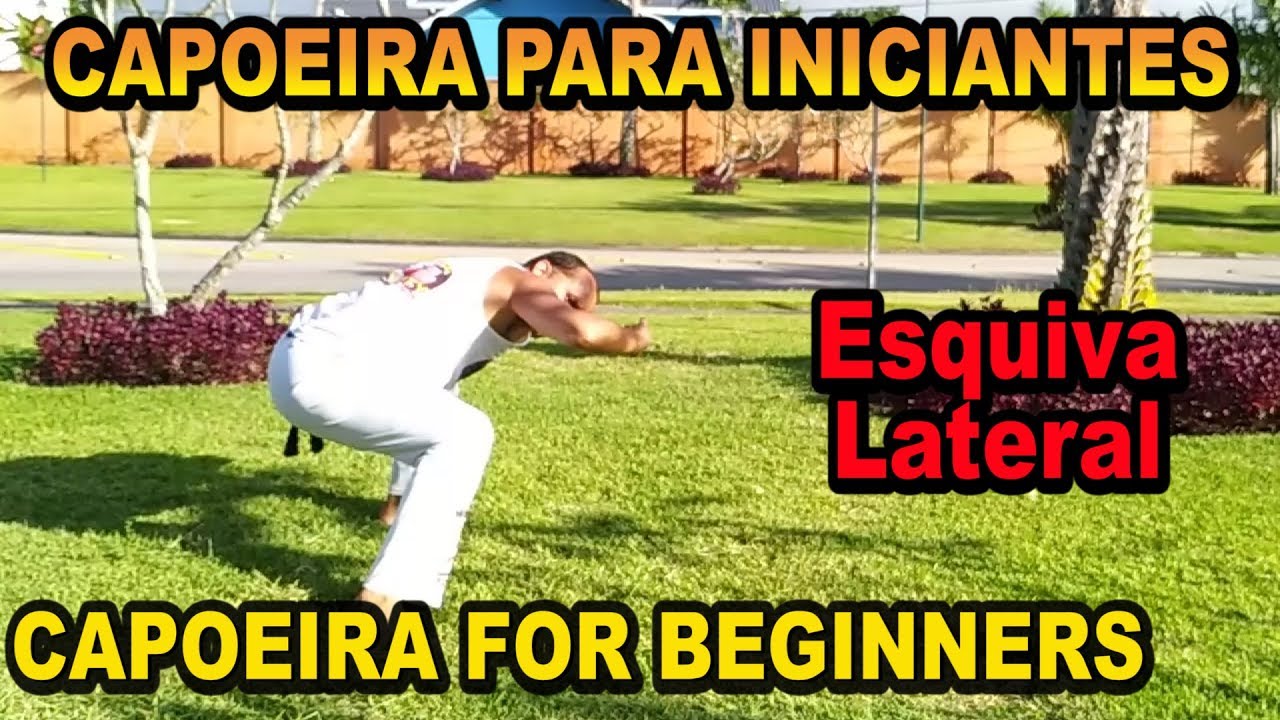 Aula 16 (class 16) Esquiva lateral - Capoeira iniciantes (capoeira for ...