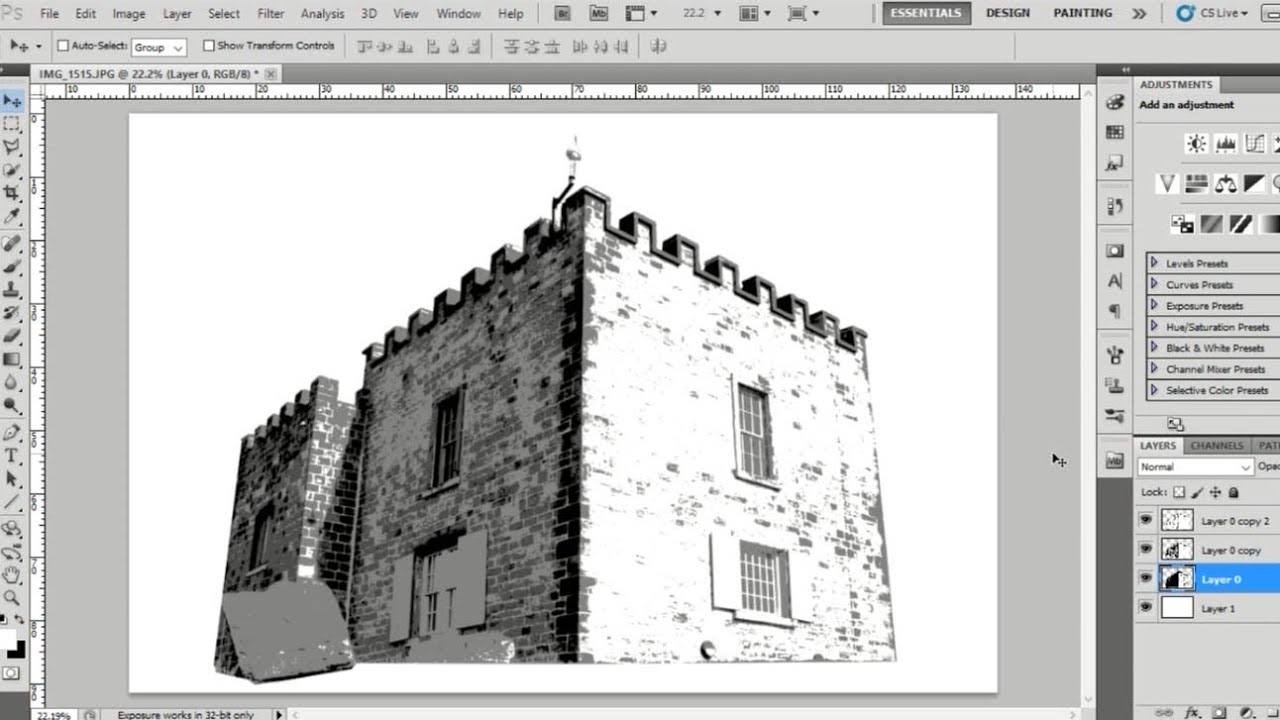 How to use Threshold to Create a Multi-Layer Screen Print - Photoshop ...