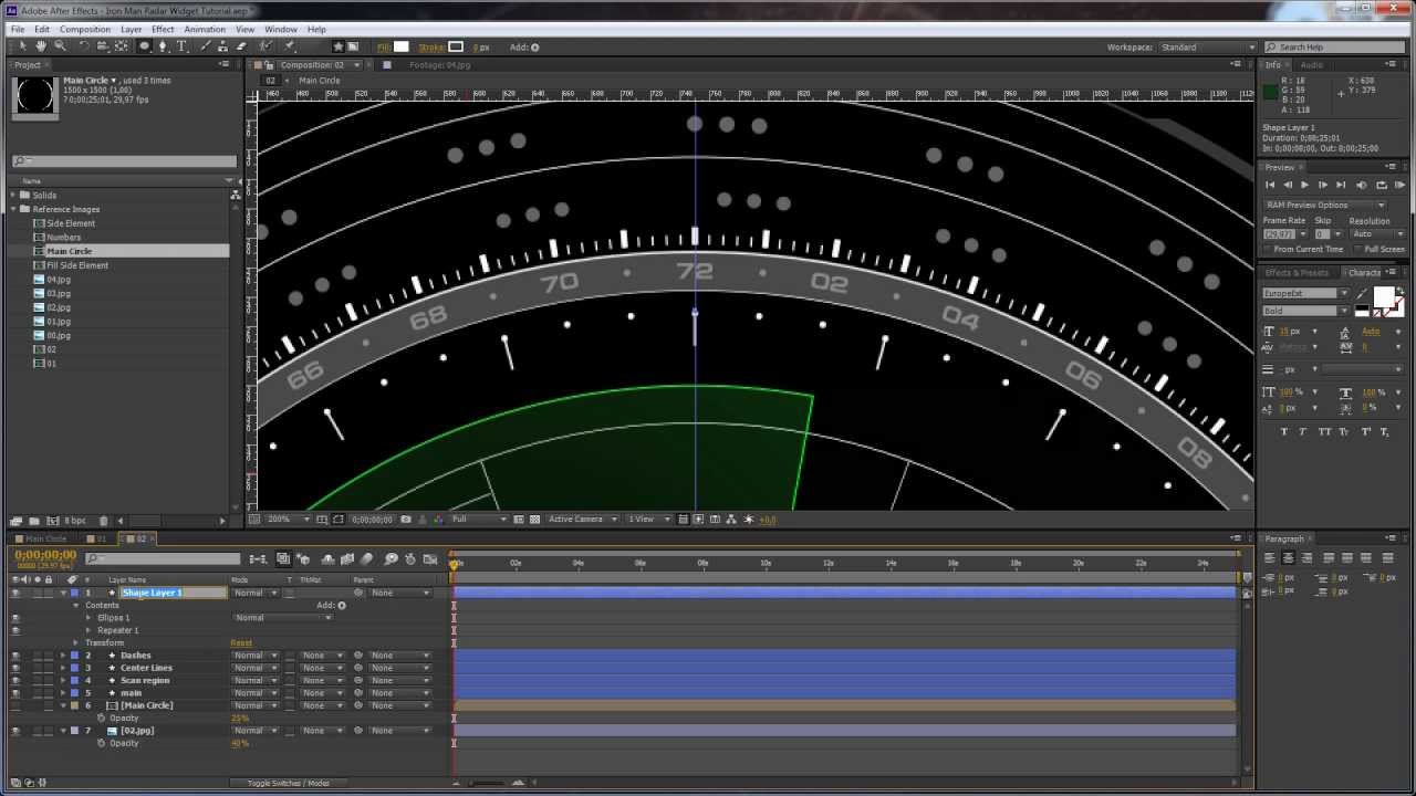 Iron Man Radar Widget 2 - YouTube