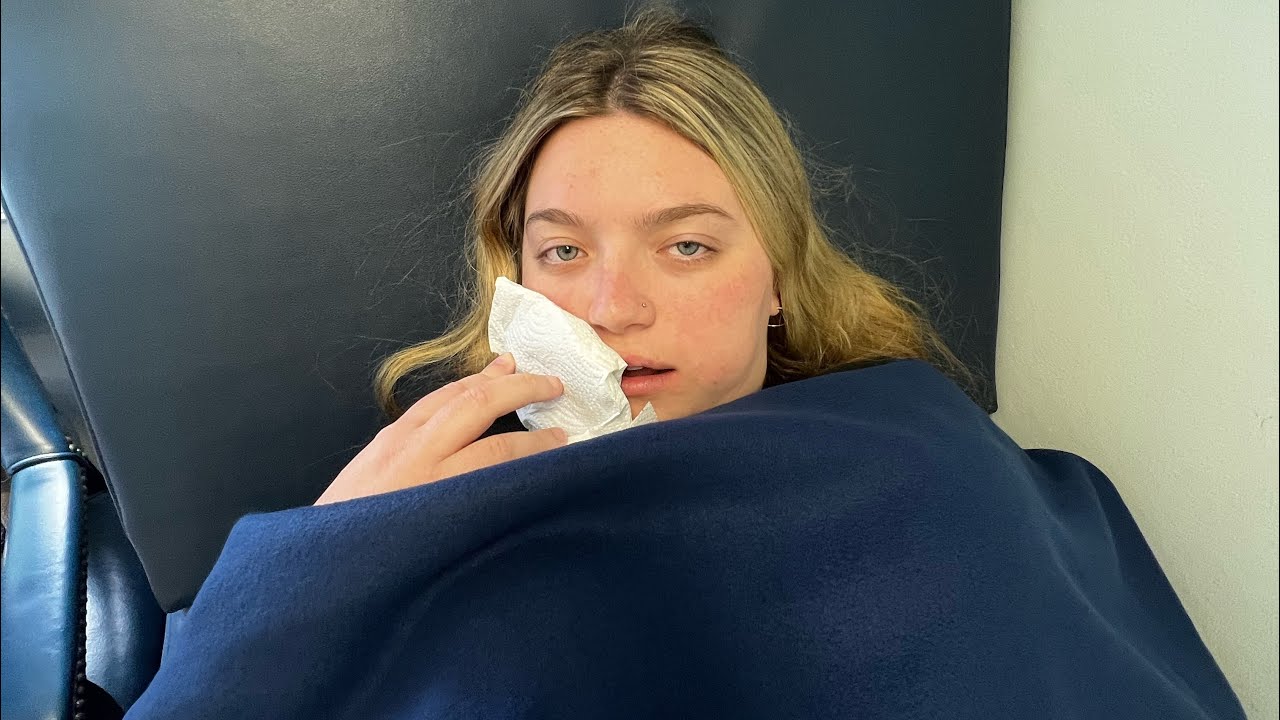 Paige’s wisdom teeth removal reaction - YouTube