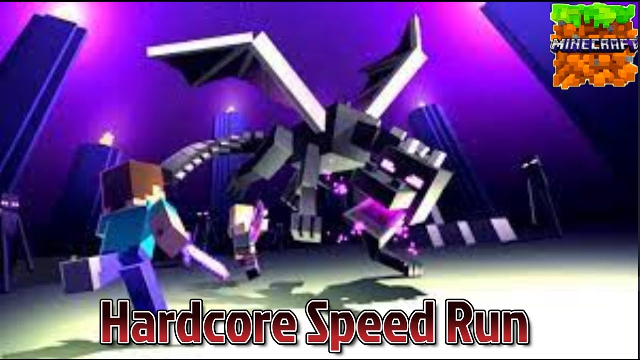 Minecraft Hardcore Ender Dragon kill - YouTube