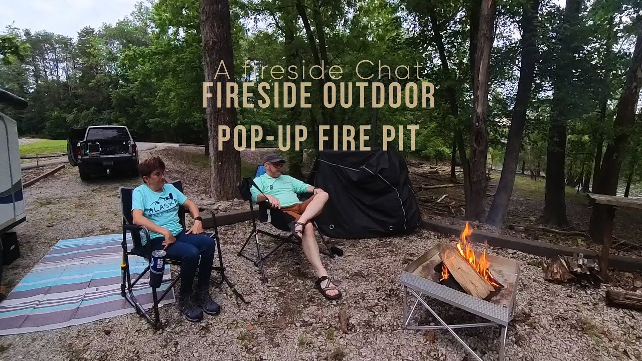 Thoughts on the FIRESIDE OUTDOOR Pop-Up Fire Pit - YouTube