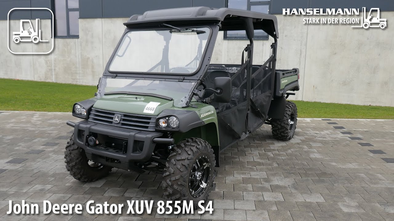 John Deere Gator XUV 855M S4 - YouTube