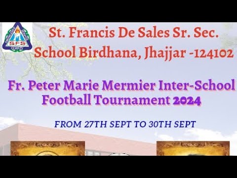 Fr. Peter Marie Mermier Inter school football tournament 2024 - YouTube
