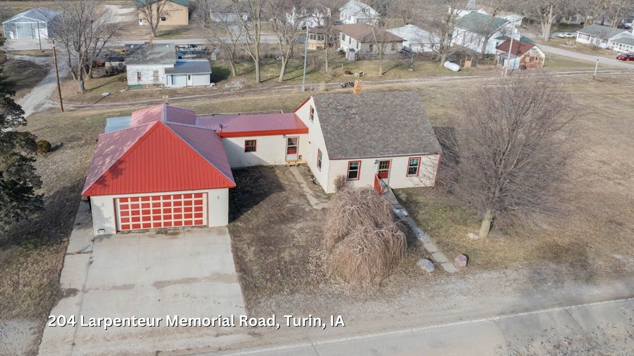 204 Larpenteur Memorial Road, Turin, IA - YouTube