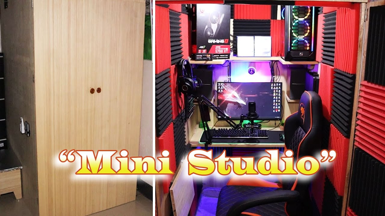 How to Build Mini Studio / Gamer Studio Sound Proofing - YouTube