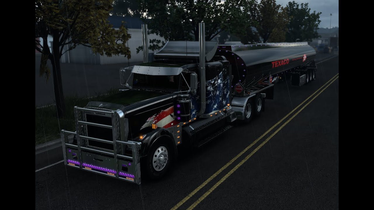 Jon Ruda Freightliner XL W/ Tanker And JBX Graphics Mod (ATS Mods ...