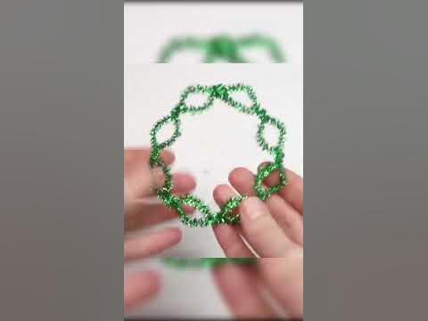 Новогодняя поделка из синельной проволоки🎄 - YouTube