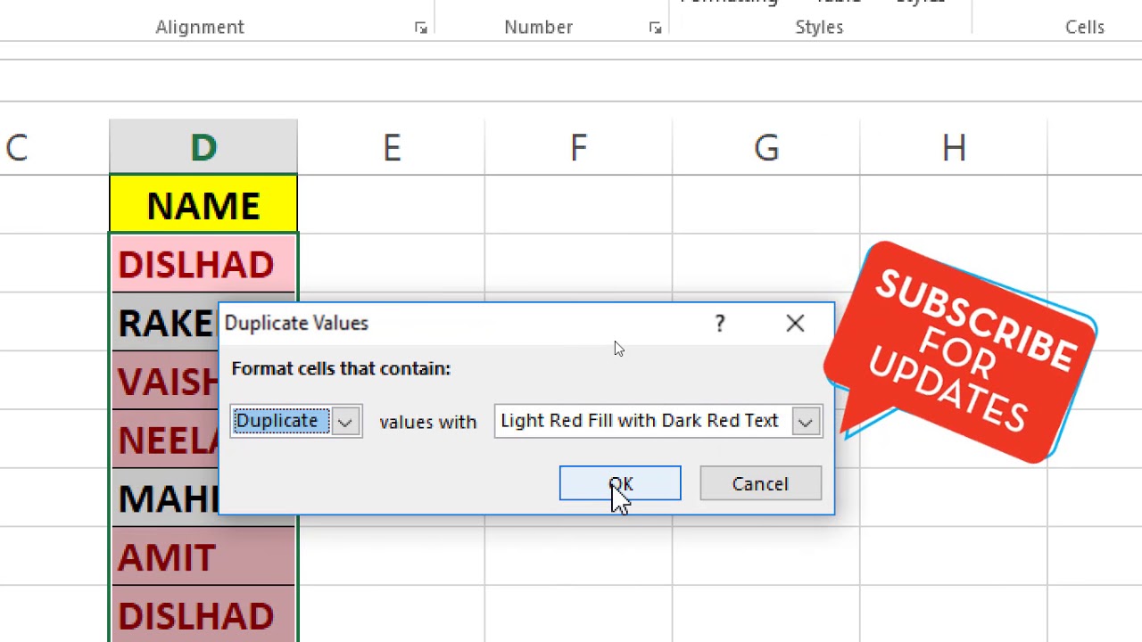 Highlight Unique Value In Excel Ll Class 32 YouTube highlight-unique-value-in-excel-ll-class-32-youtube