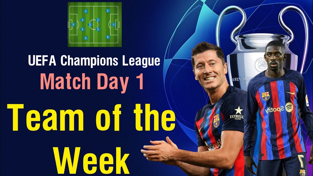 UEFA Champions League : Match Day 1 Team of the Week | UCL - YouTube