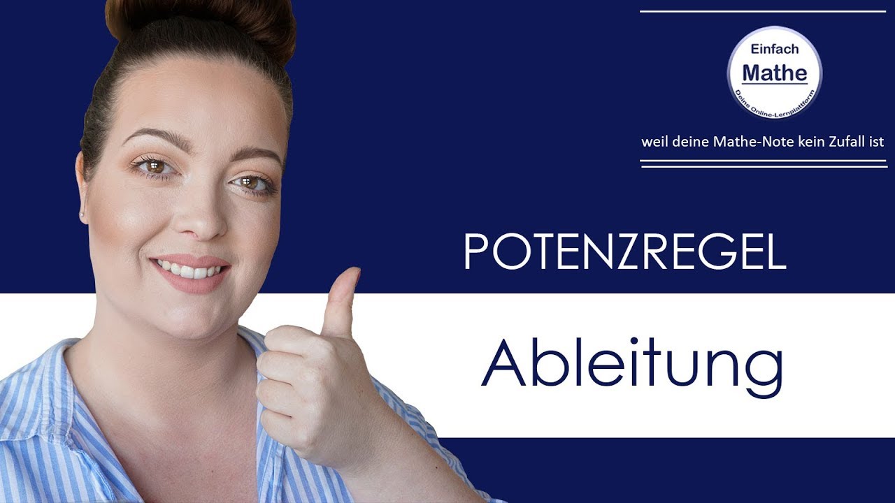 Potenzregel | Ableitung | Ganzrationale Funktion einfach erklärt by ...