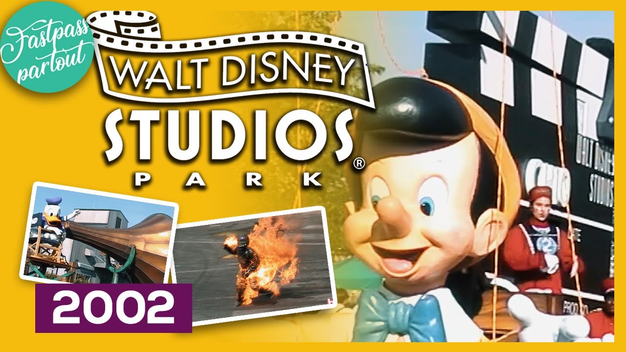 Visit to WALT DISNEY STUDIOS PARK - Paris (2002) - Tram Tour / Moteurs ...