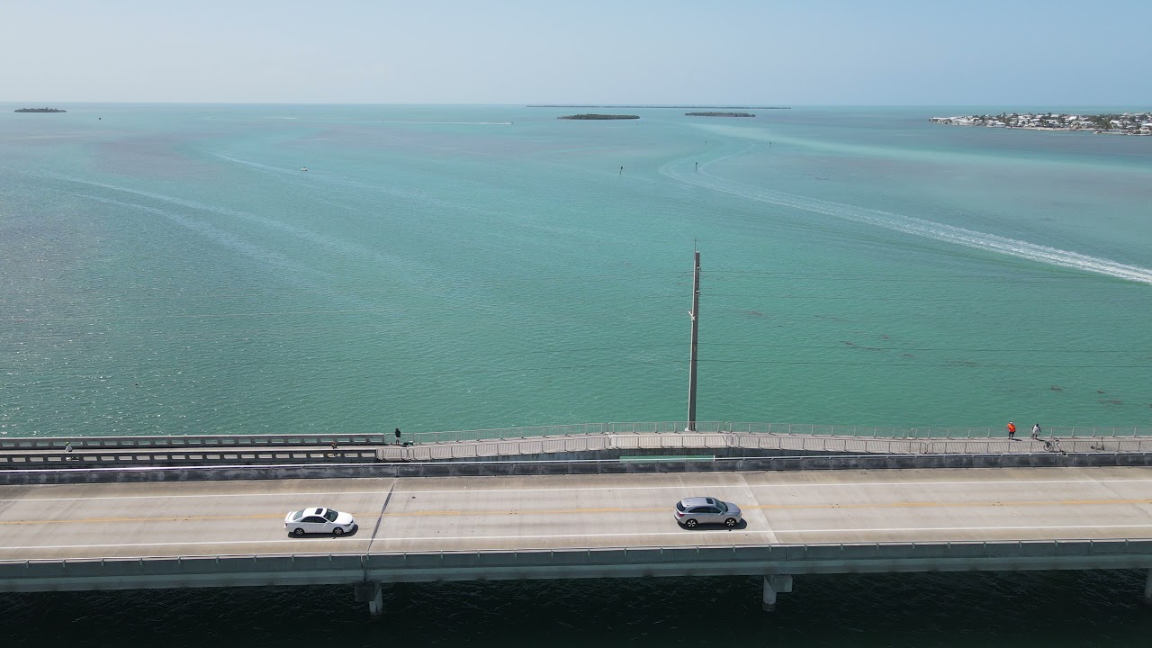 Kemp Channel Fishing Bridge MM23 Eastbound Flight North of the Bridge ...