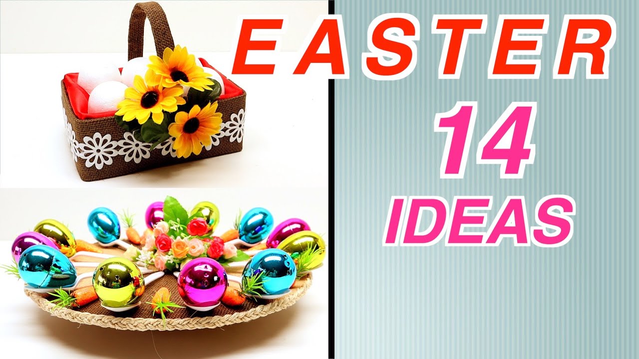 14 Amazing DIY ideas for Easter craft Handcraft - YouTube