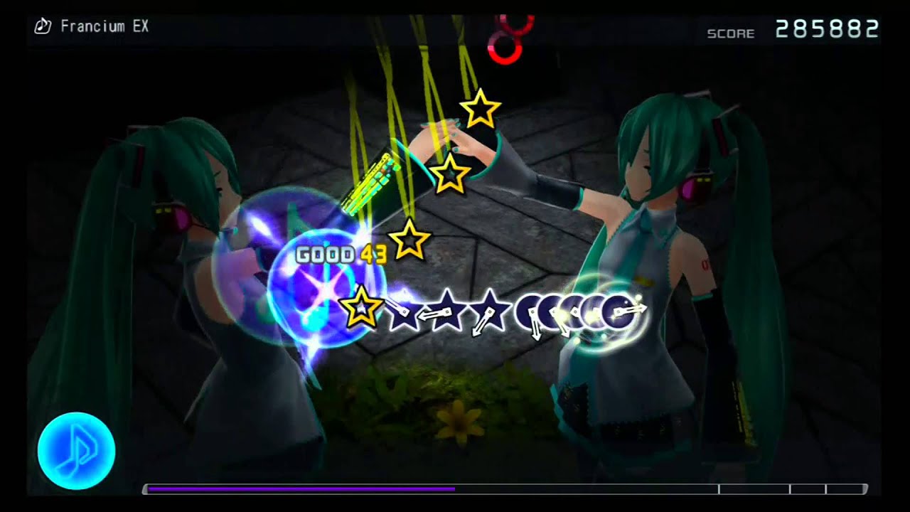 Project Diva F edit play Francium EX - YouTube