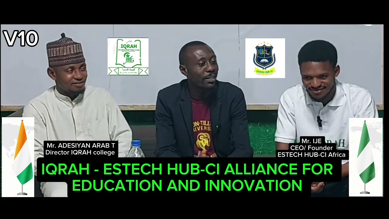 CEO Of ESTECH HUB-CI Africa 🌍: Catch them young- the Importance of early education and skills ...