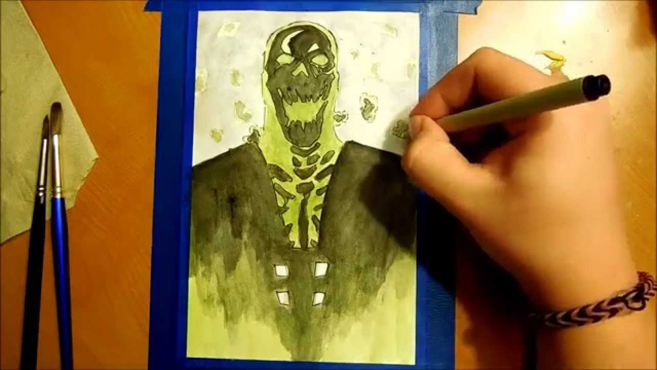 Batman Beyond: Blight Speed Painting - YouTube