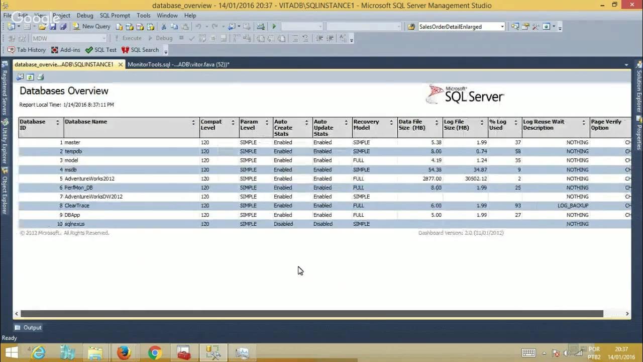 Ferramentas de monitoração do SQL Server - Parte 2 - YouTube