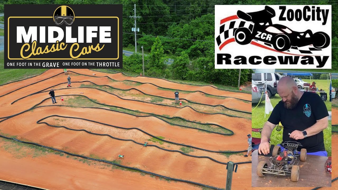 Racing at Zoo City Raceway With My Slash 4x4 Midlife Classic Cars - YouTube