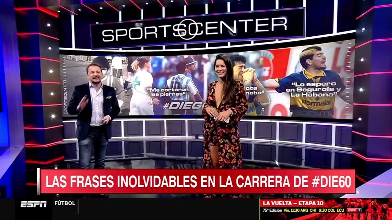 Agostina Larocca y Pablo Ferreira conducen SportsCenter - ESPN2 30/10/2020 - YouTube
