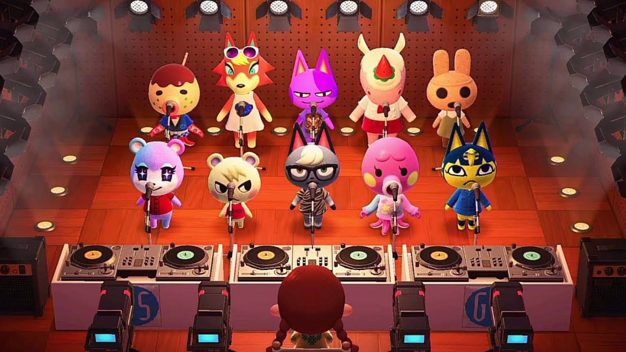 Villages Singing Competition in Animal Crossing New Horizons - YouTube
