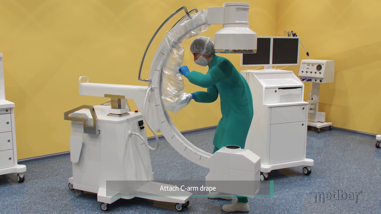 MEDBAR - C Arm Drape with Clips - YouTube