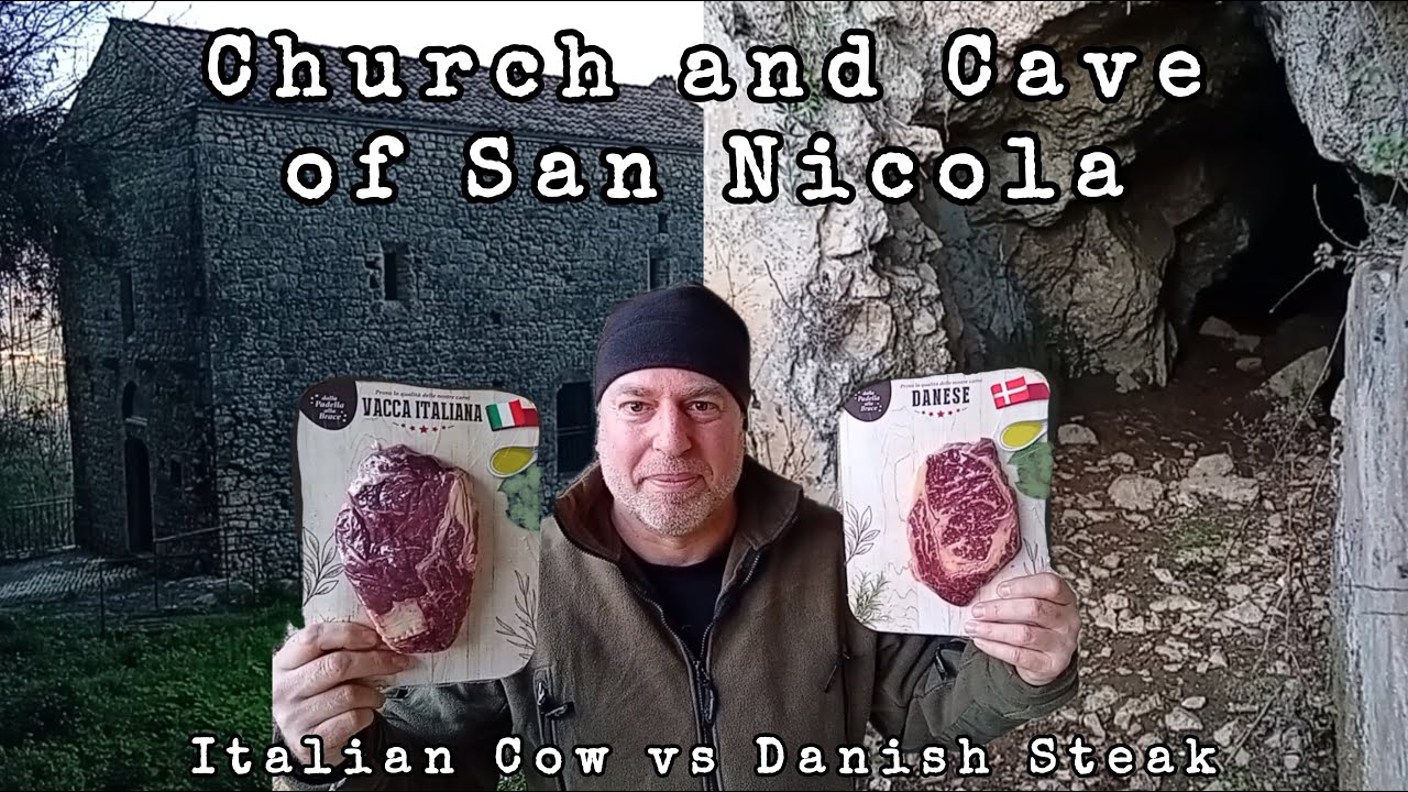 ASMR | Forest Hike: Medieval Church of San Nicola & Steak Challenge in ...
