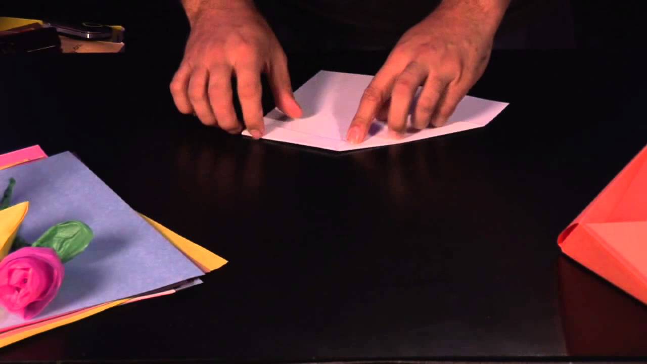 How to Make a Rapier Paper Plane - YouTube